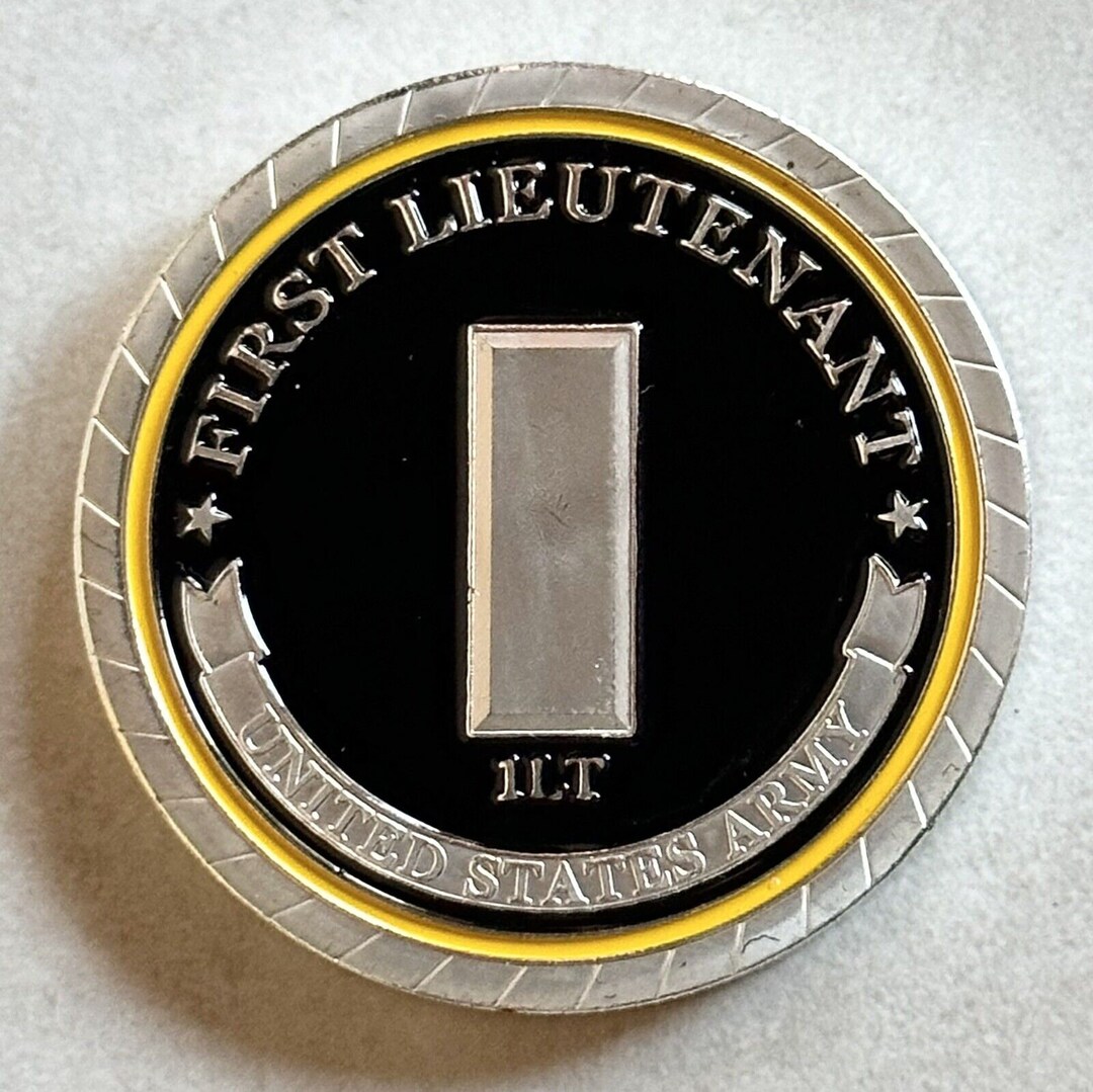 Challenge Coin Army Rank First Lieutenant Coin - Etsy
