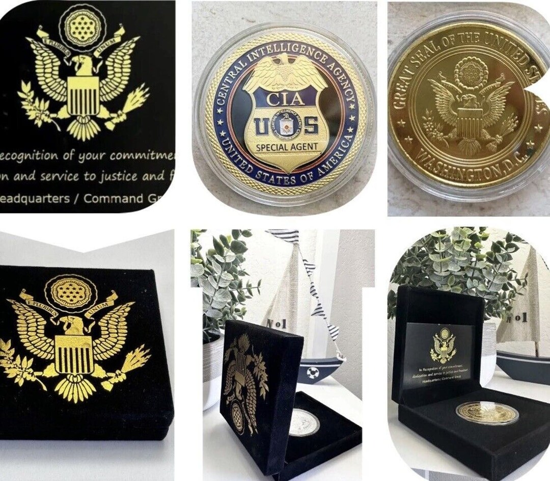 US Special Agent CIA Central Intelligence Agency Challenge Coin USA - Etsy