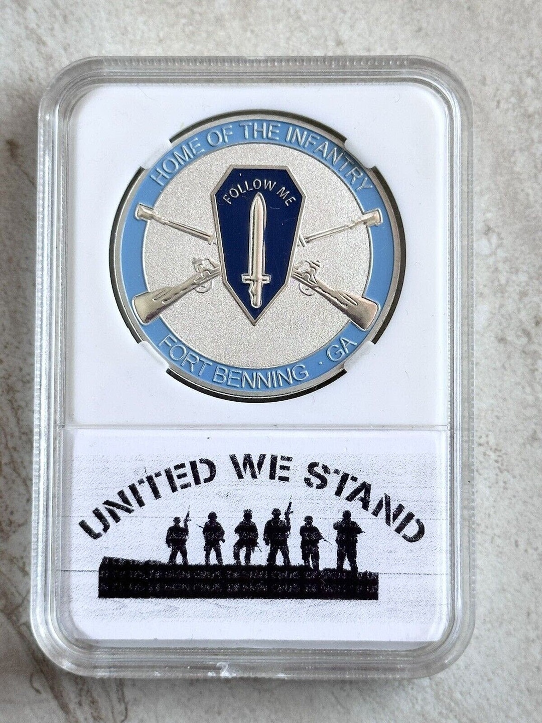 Challenge Coin ARMY Home of the Infantry Fort Benning GA With Beautiful ...
