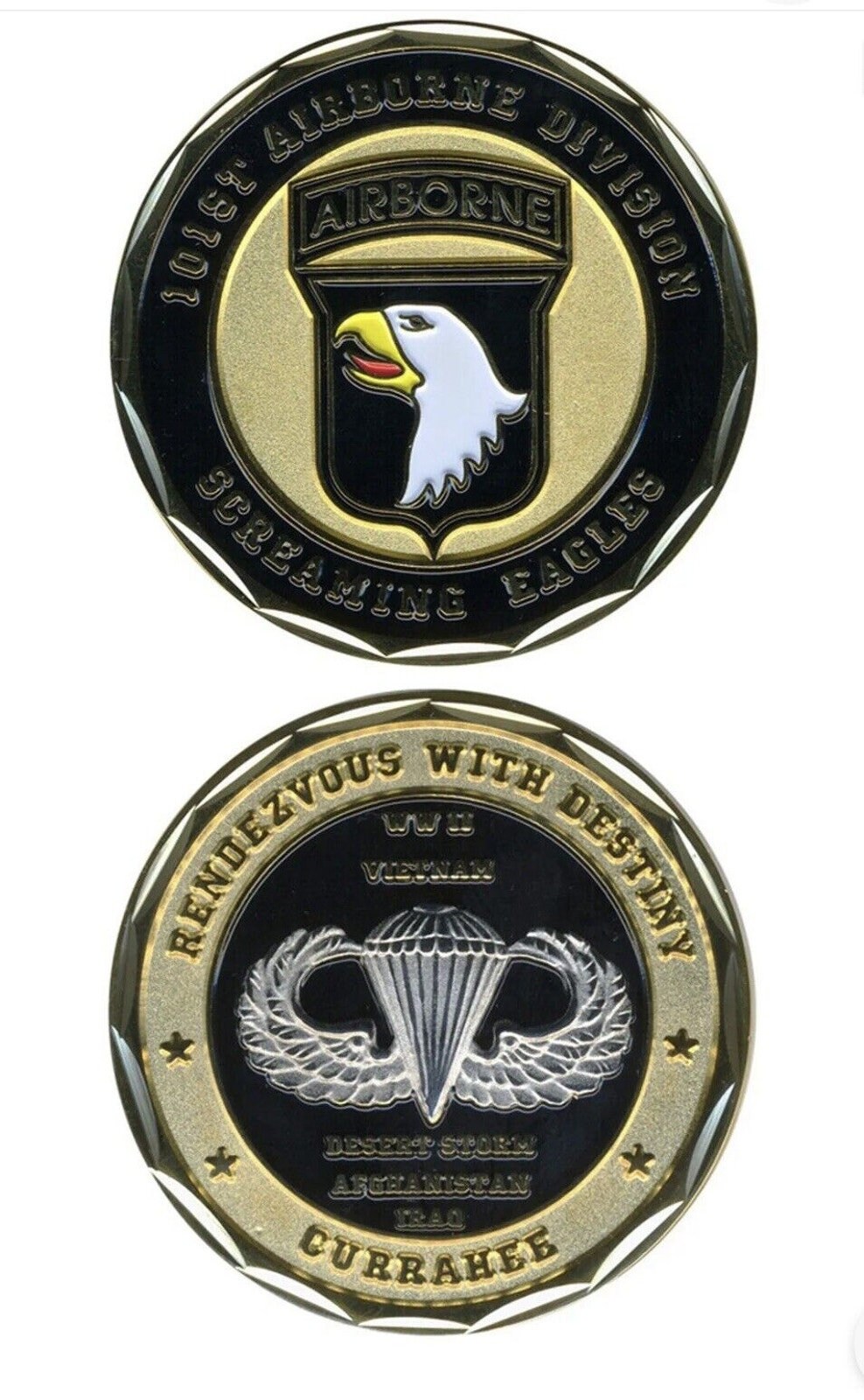 101st Airborne Division / U.S. Army Screaming Eagles Challenge Coin - Etsy