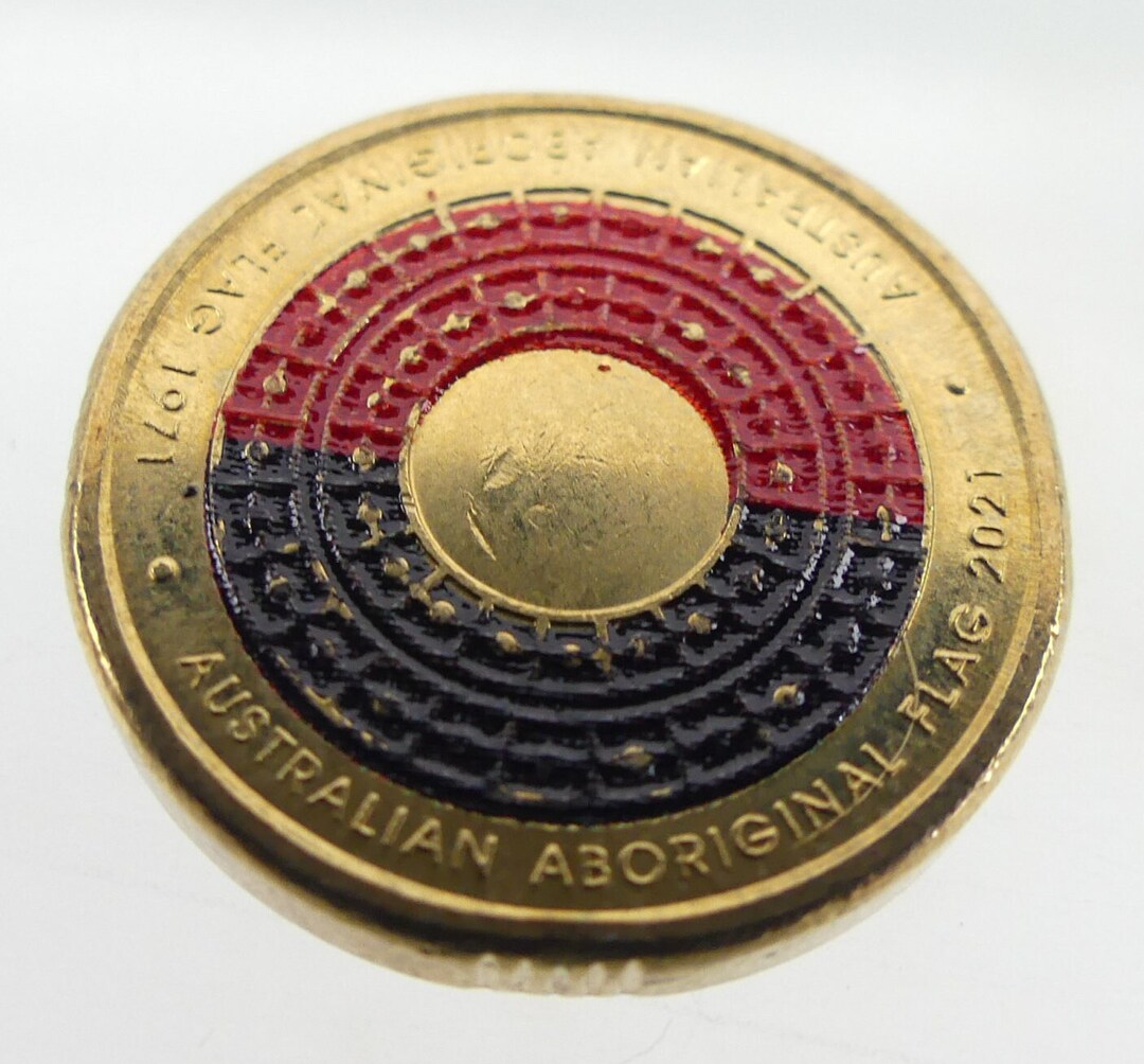 2021 Australian 50 Years of the Aboriginal Flag Rare Lightly Circulated ...