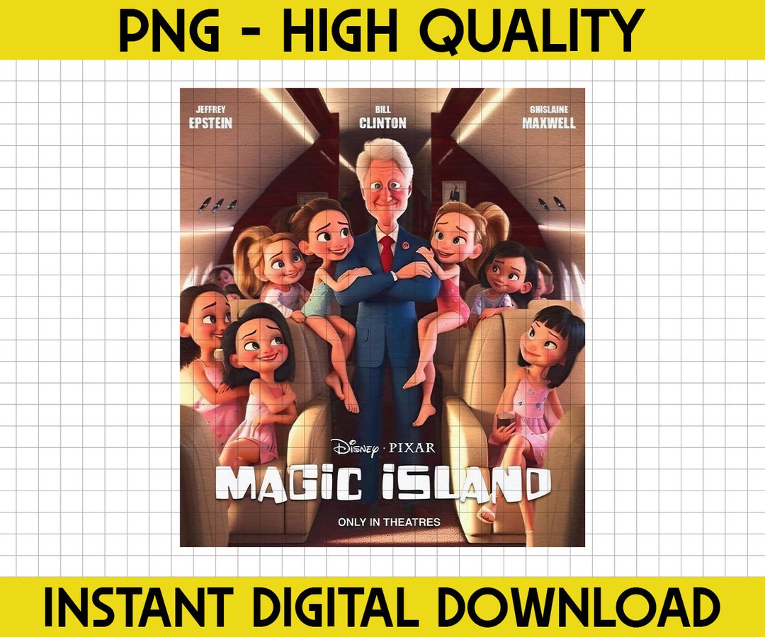 Jeffrey Epstein Plane Ride PNG, Cartoon Movie Sublimation Poster ...