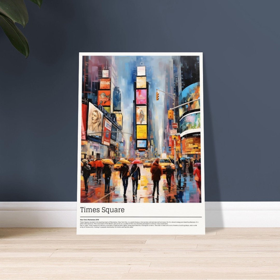 New York Posters Times Square Posters High Quality - Etsy