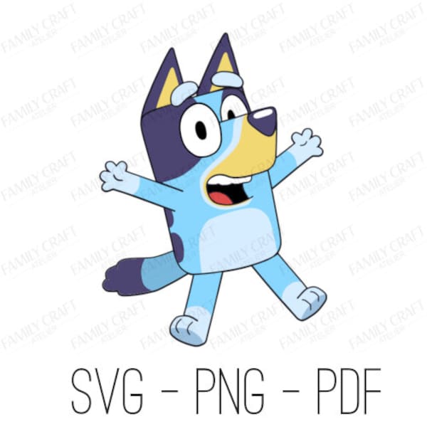 Bluey Svg Cricut - Etsy