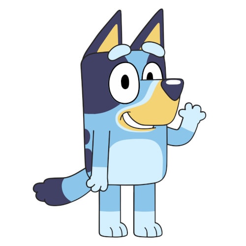 Bluey Character Bluey SVG, Fully Layered, Simplified - Etsy Australia
