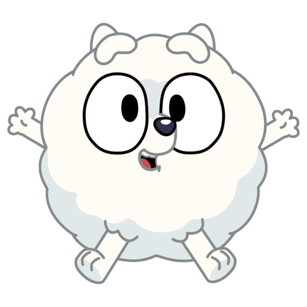 Bluey Character Pom SVG, Fully Layered by Colour - Etsy Australia