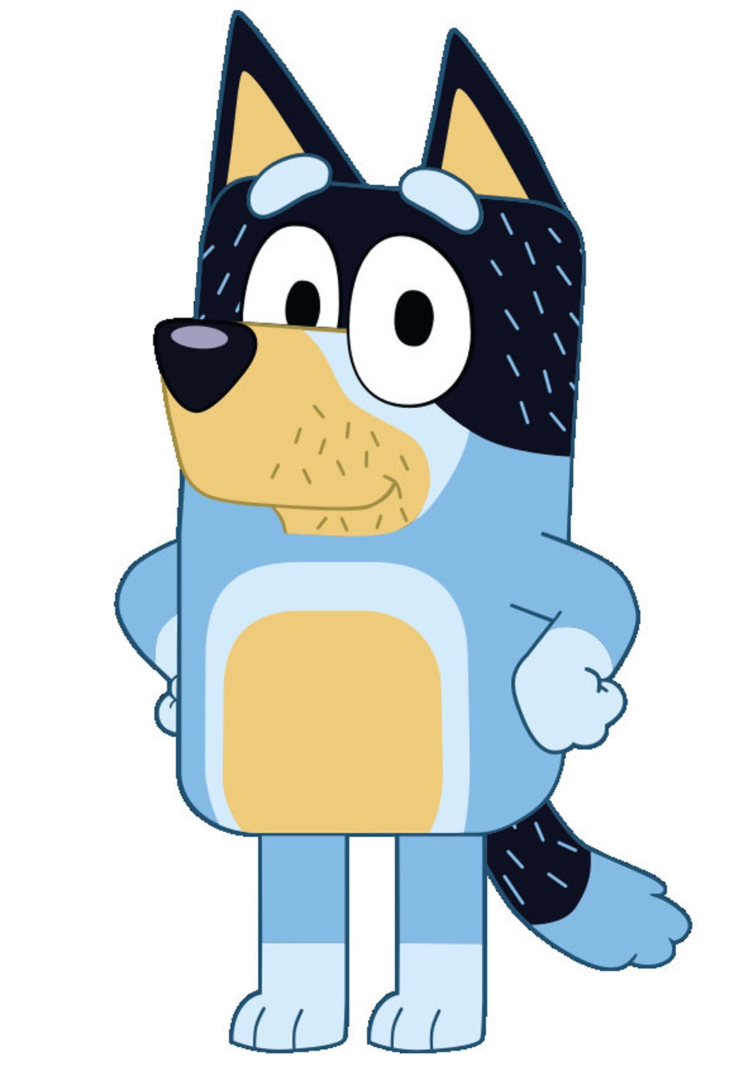 Bluey Character Bandit SVG Fully Layered - Etsy Australia