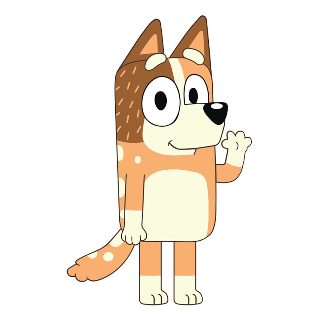 Bluey Character Chilli SVG, Layered, Simplified - Etsy Australia