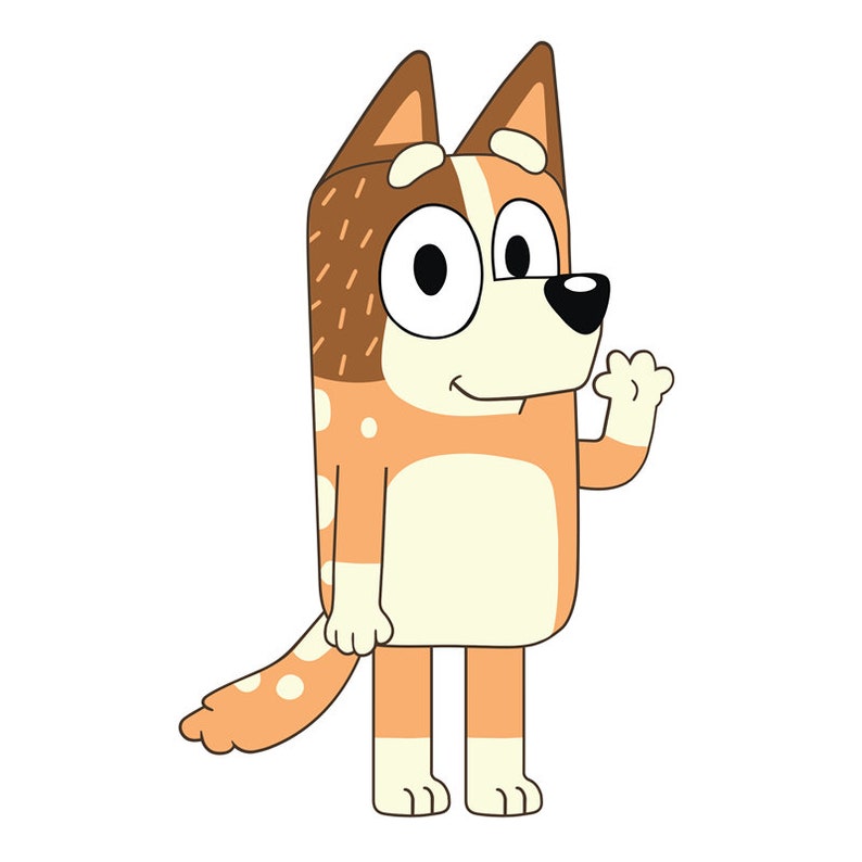 Bluey Character Chilli SVG, Layered, Simplified - Etsy Australia