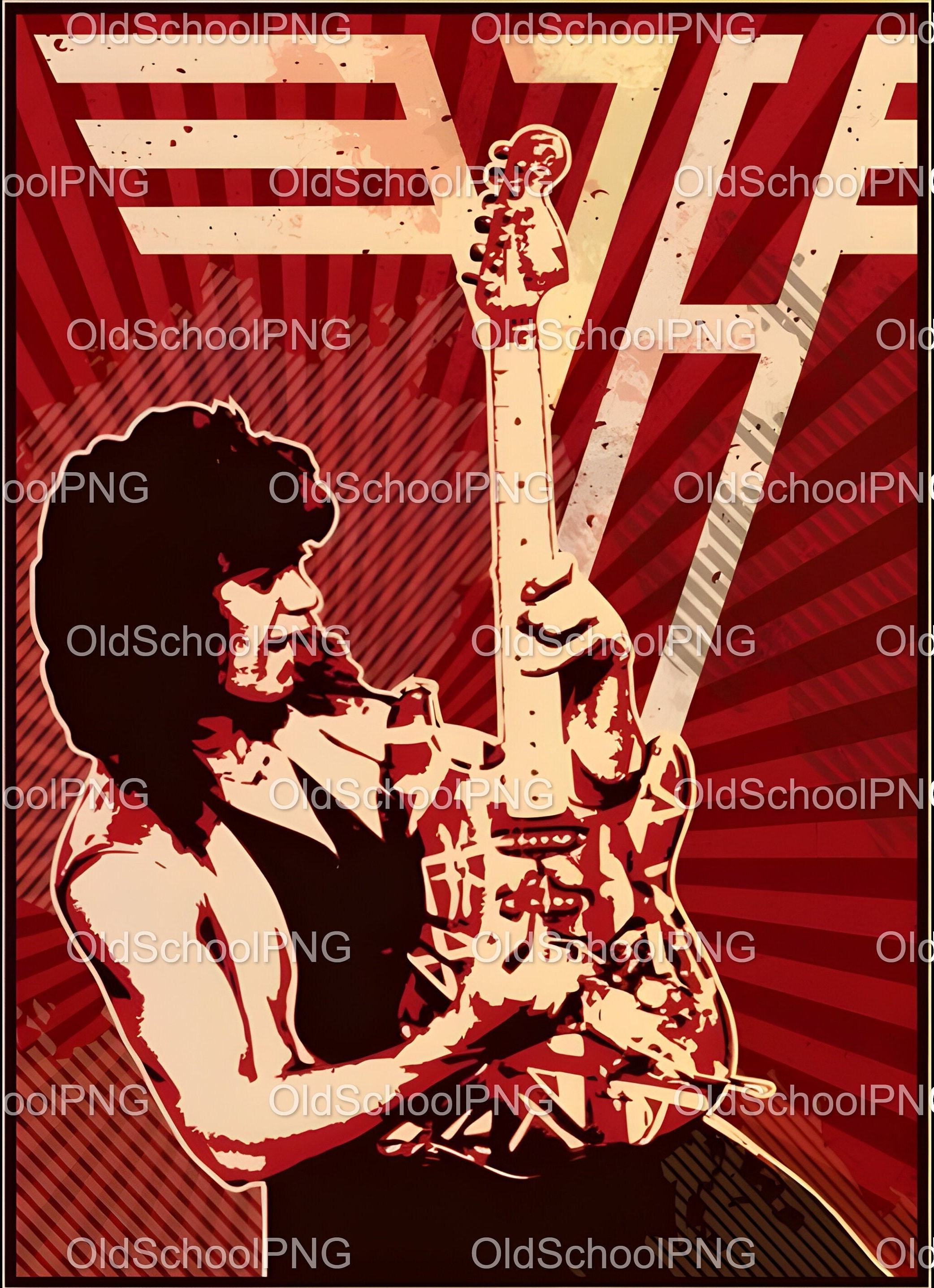 Eddie Van Halen PNG L Van Halen PNG L Retro PNG L Retro L Retro Arts L ...