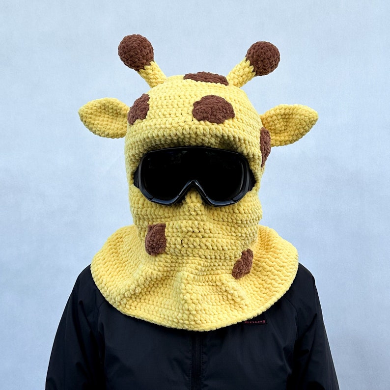PATTERN Crochet Giraffe Helmet Cover - Etsy