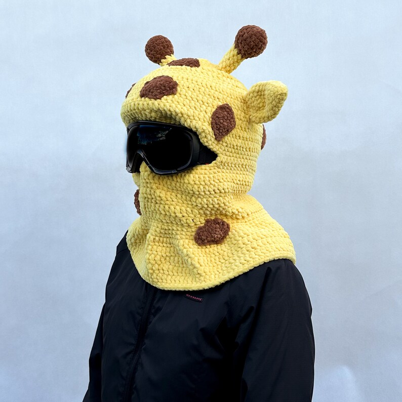PATTERN Crochet Giraffe Helmet Cover - Etsy