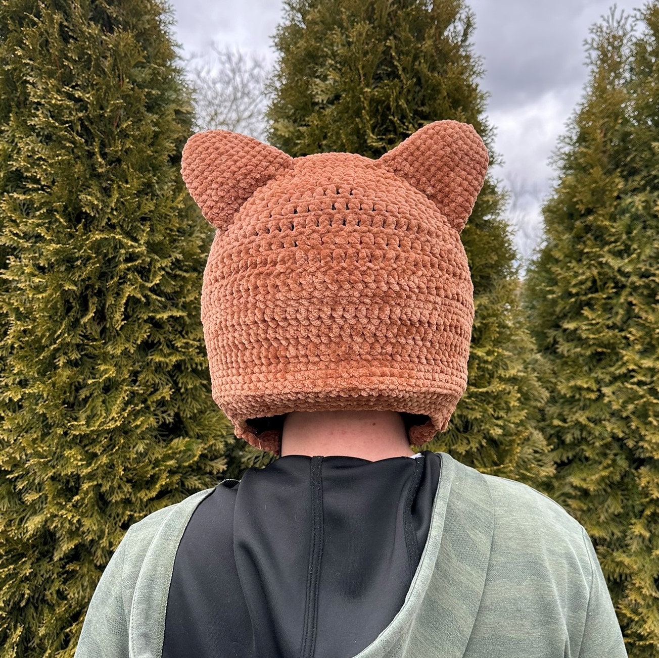PATTERN Motorcycle Crochet Bear Helmet Cover M - Etsy