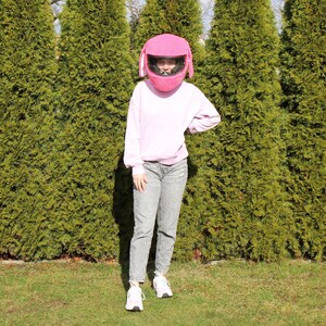 PATTERN Motorcycle Crochet Rabbit Helmet Cover M - Etsy