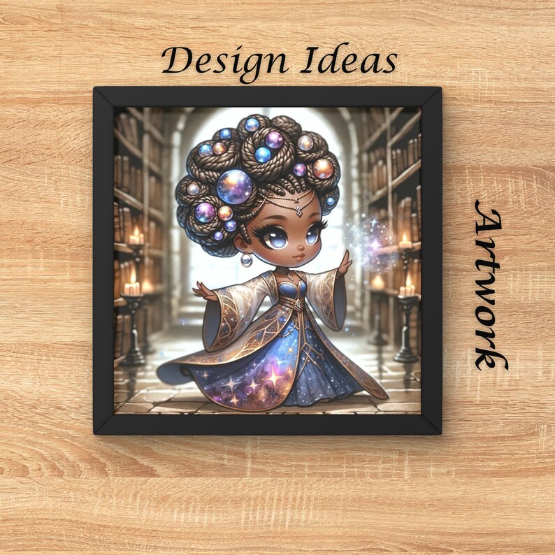 African American Chibi Majestic Ladies AI Prompt Guide 12 Sample Images ...
