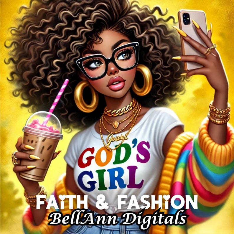 Faith & Fashion: Christian Girl Aesthetic 10 PNG Bundle - Etsy