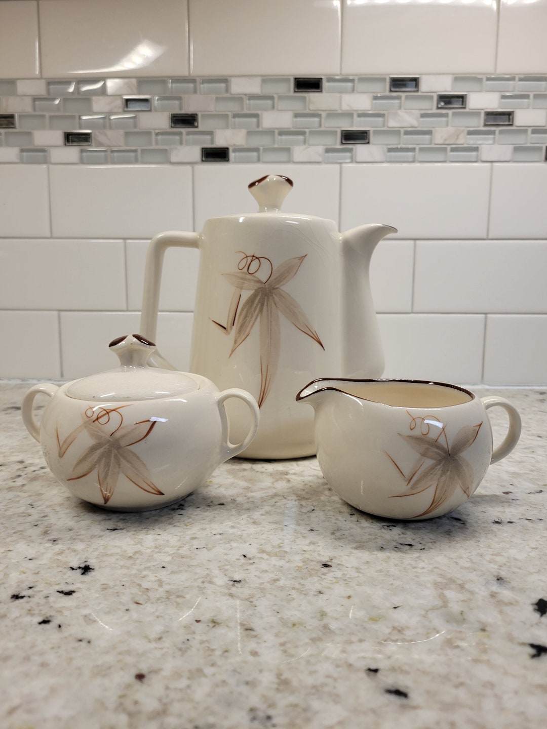 Vintage Winfield China Passion Flower Set Coffee Serving Pot Cream ...