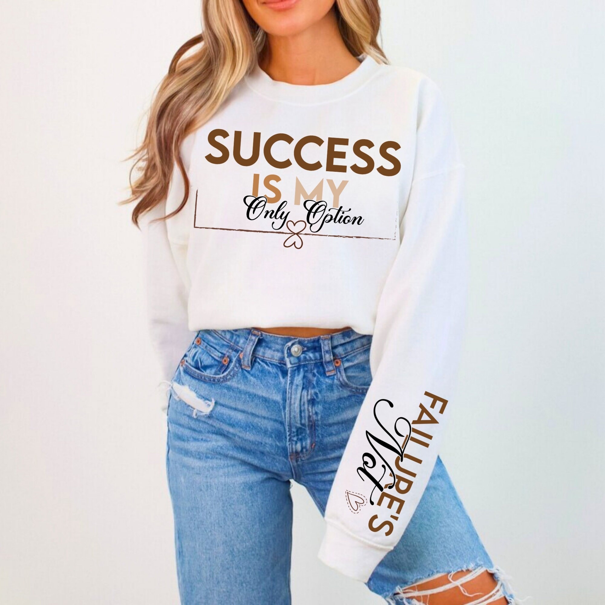 Success is My Only Option SVG PNG, Boho Self Love Svg, Motivational ...