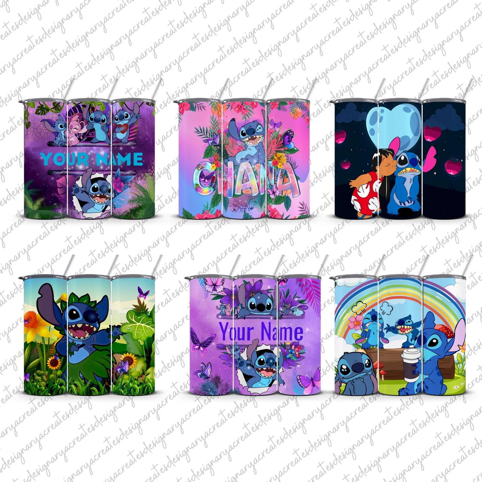 Stitch Png Sublimation Design Download, Custom Name Stitch Png, Cute ...