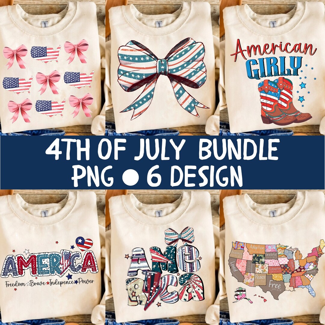 4th of July Png Bundle, 4th of July Sublimations, Coquette American ...