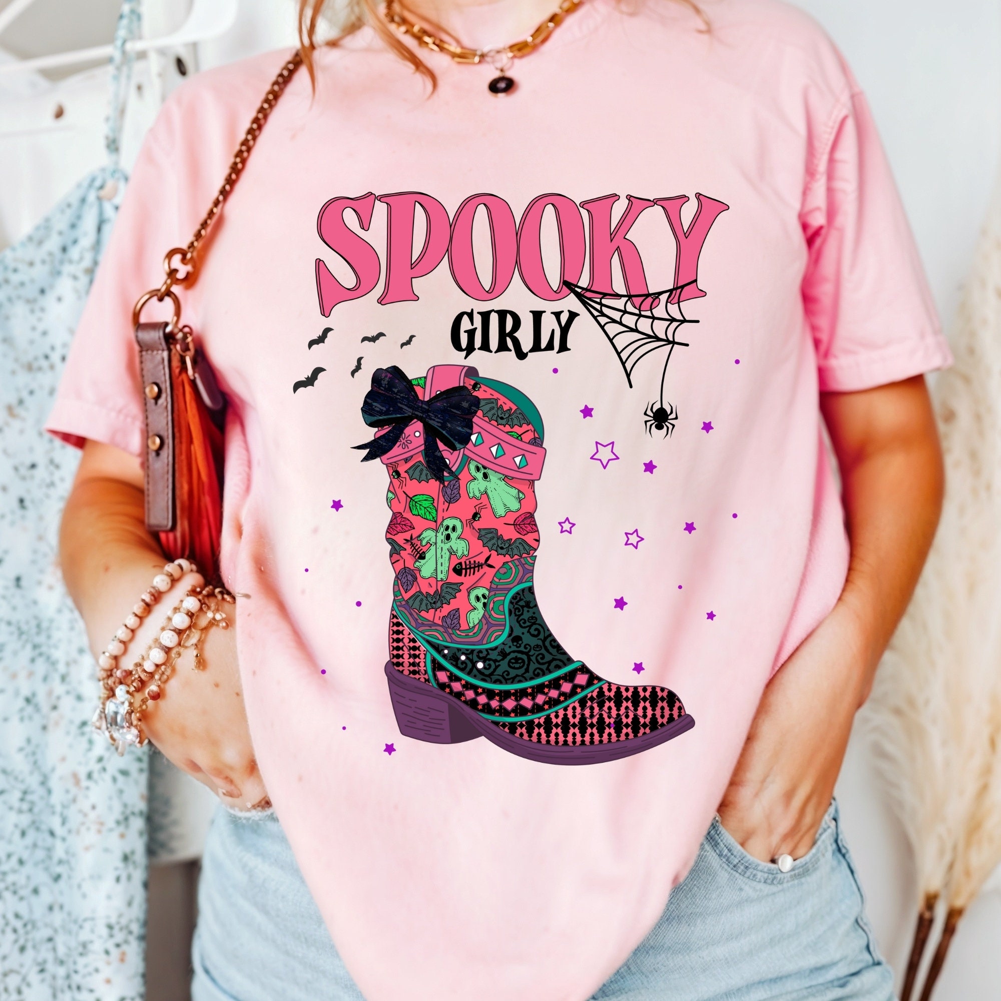 Spooky Girly Png, Halloween Png, Spooky Png, Howdy Halloween Png ...