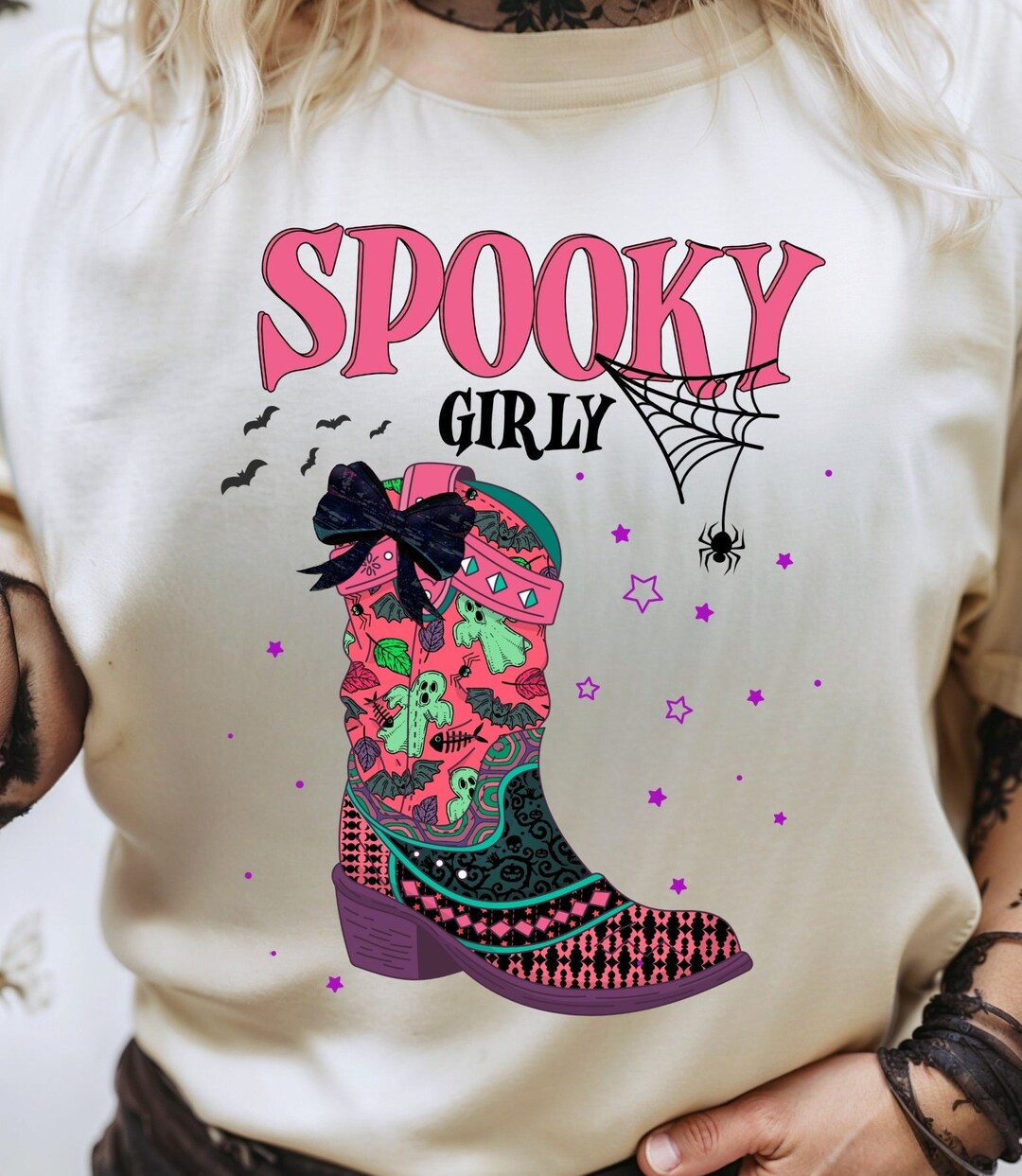 Spooky Girly Png, Halloween Png, Spooky Png, Howdy Halloween Png ...