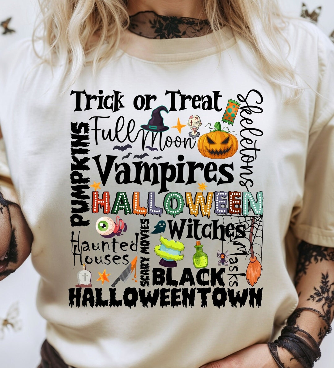 Halloween Png Design, Halloweentown Png, Retro Halloween Png, Halloween ...