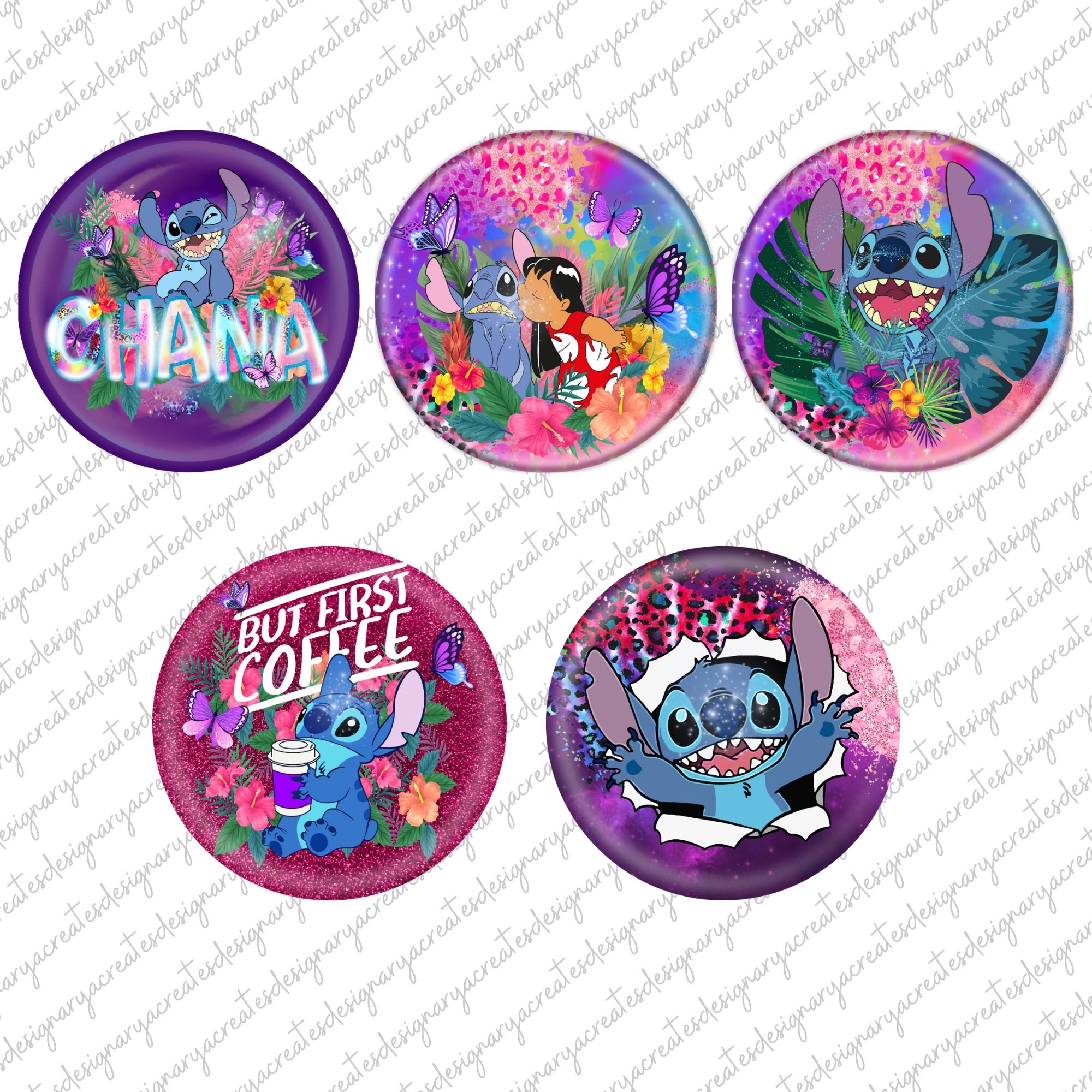 Stitch Car Coaster Png Sublimation Design Bundle, Stitch Png, Stitch ...