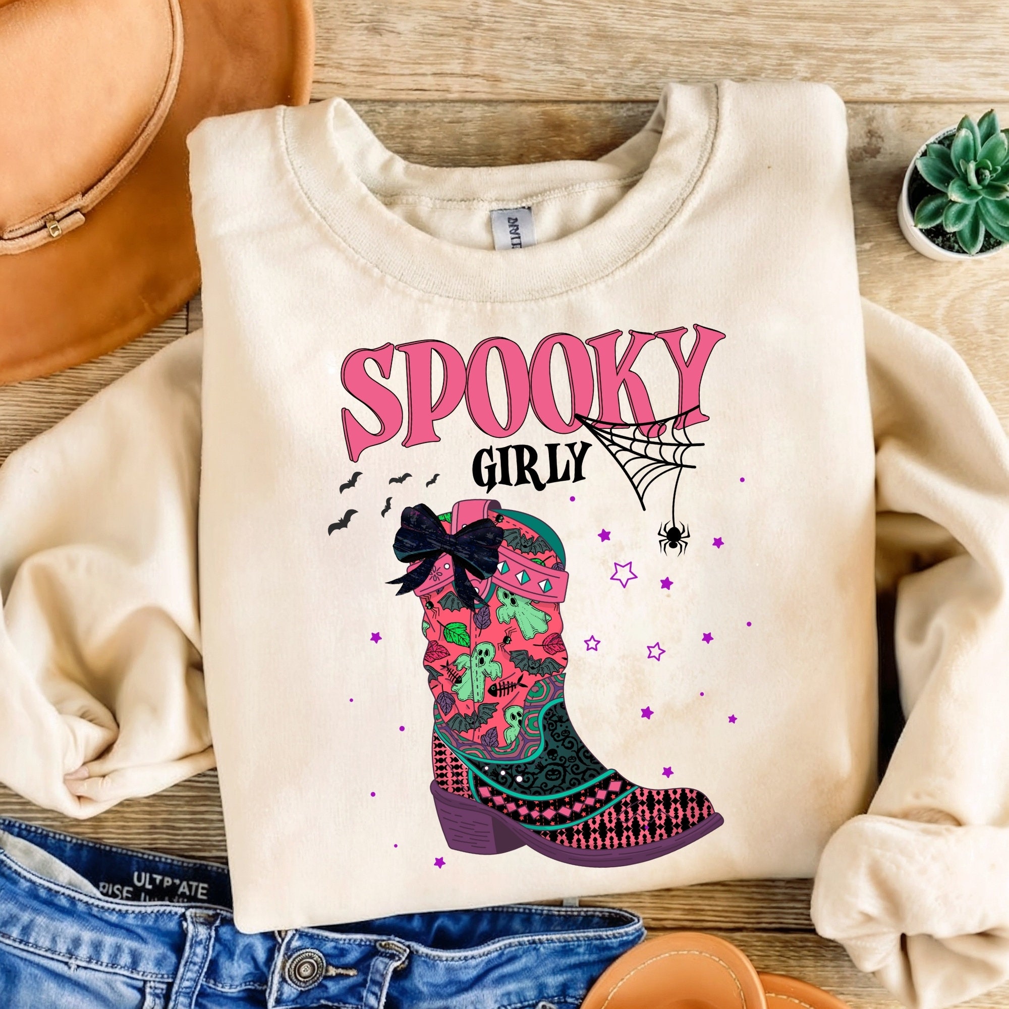 Spooky Girly Png, Halloween Png, Spooky Png, Howdy Halloween Png ...