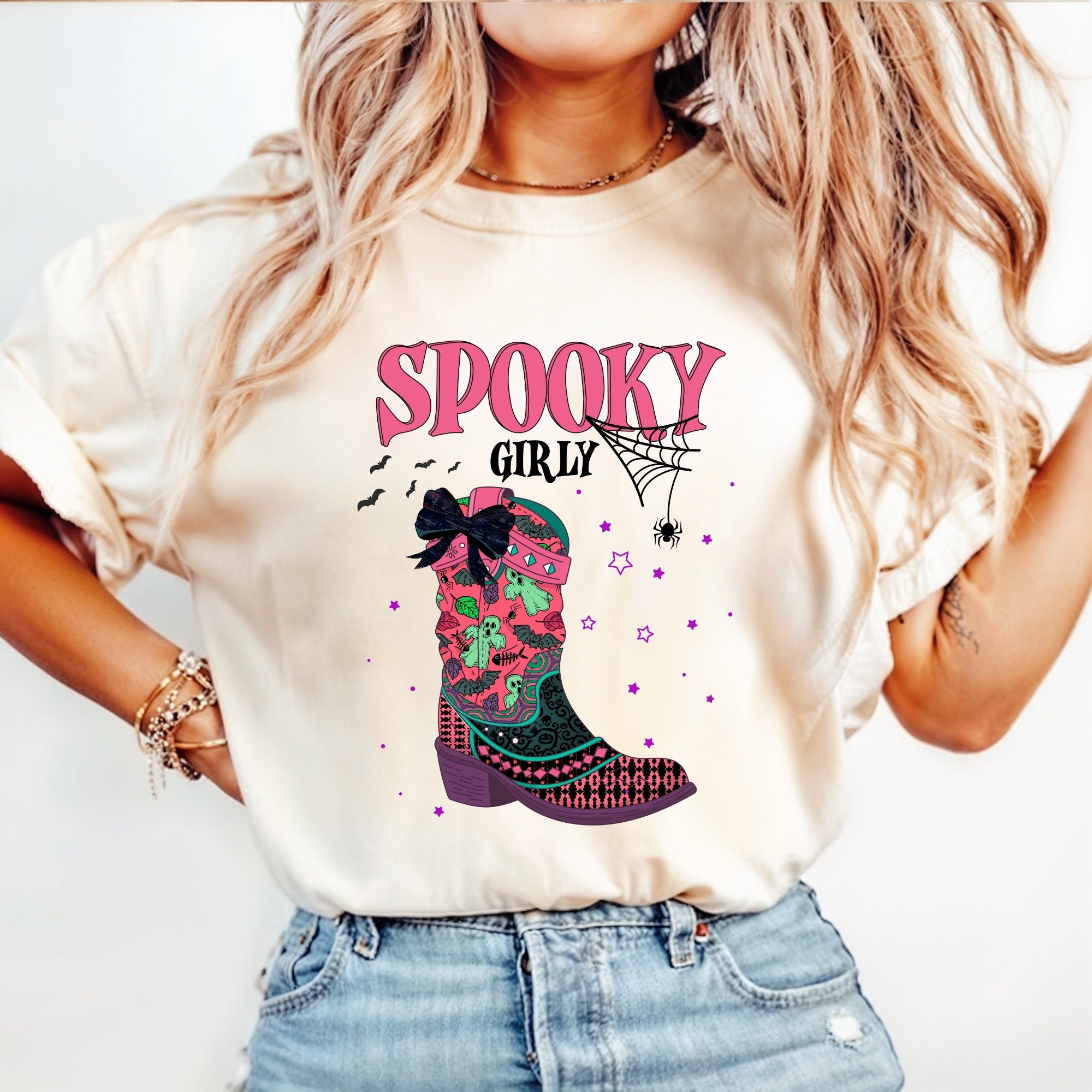 Spooky Girly Png, Halloween Png, Spooky Png, Howdy Halloween Png ...