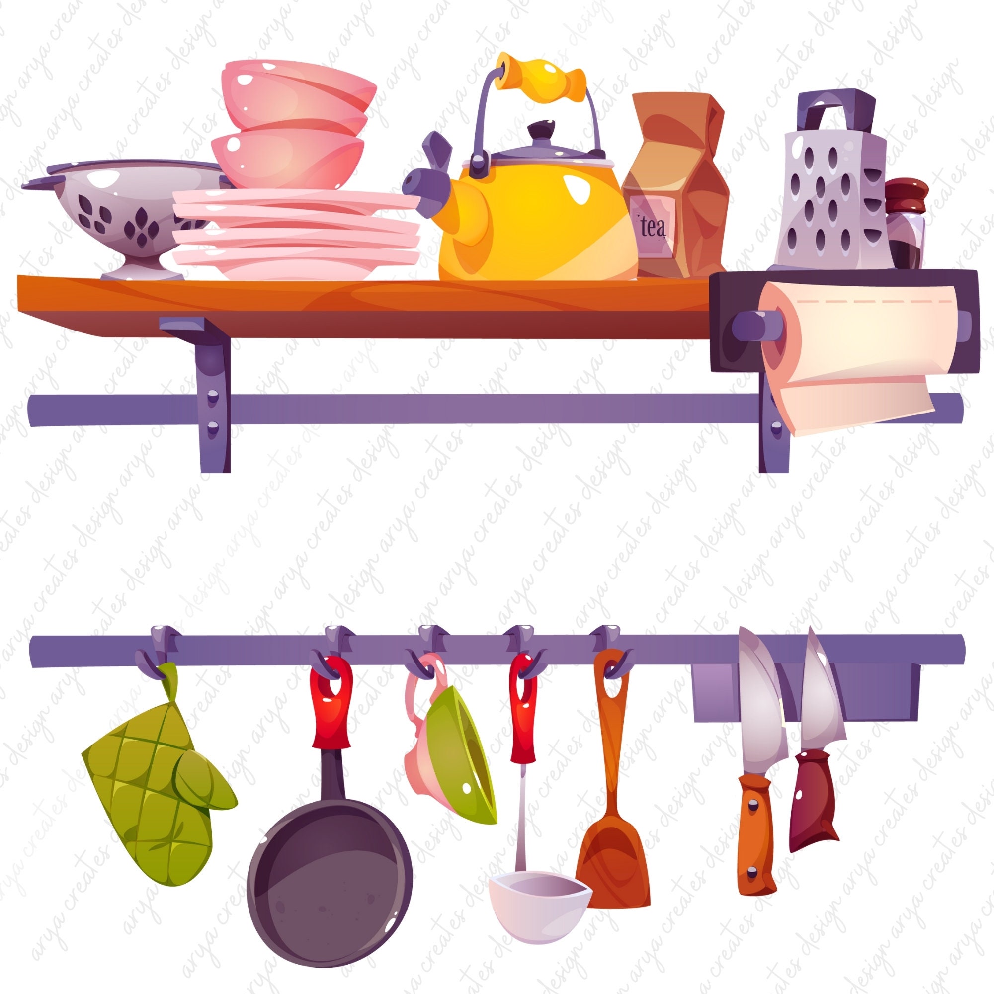 Personalized Kitchen Tools Png Sublimation Design Download, Kitchen ...