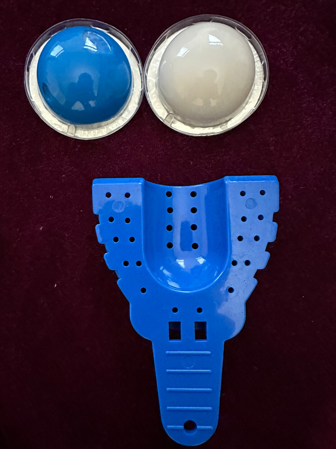 Top Tray One White and One Blue Putty Teeth Impression Kit - Etsy