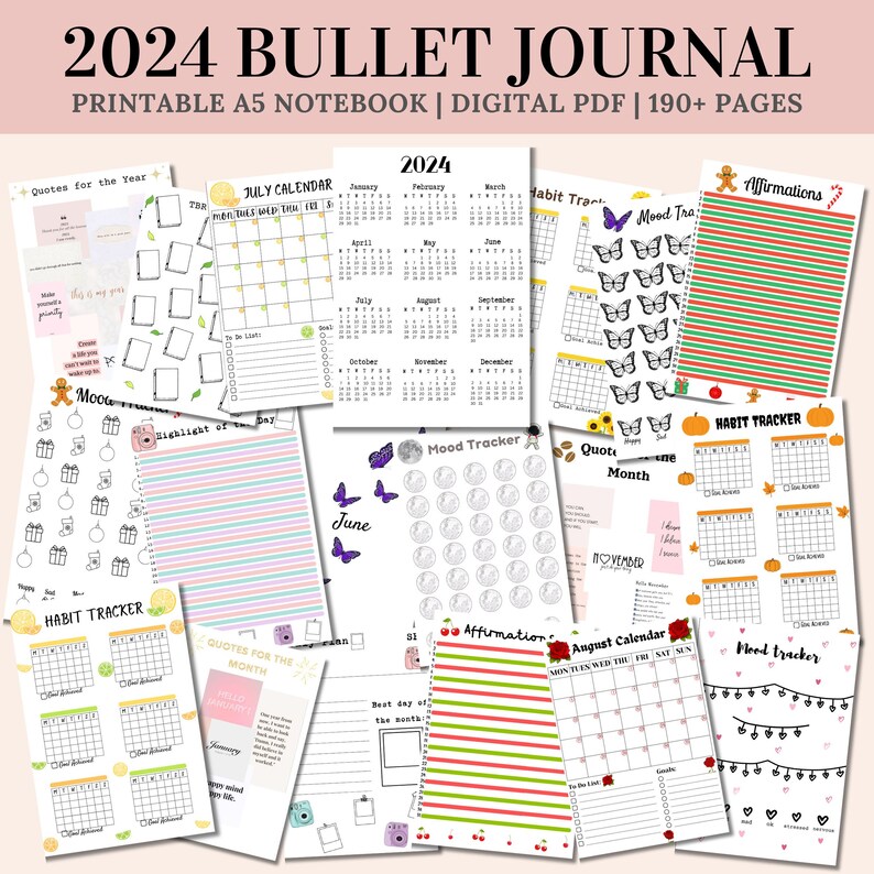 Bullet Journal Vorlagen Pdf 2024