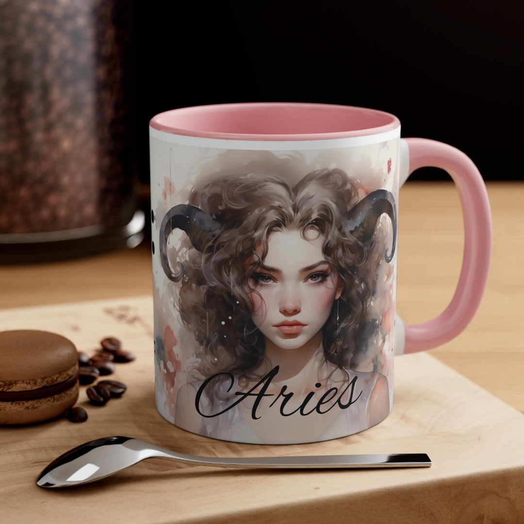 Aries Zodiac Mug Art , Zodiac Coffee Mug, Aries Mug, Aries Tea Mug ...
