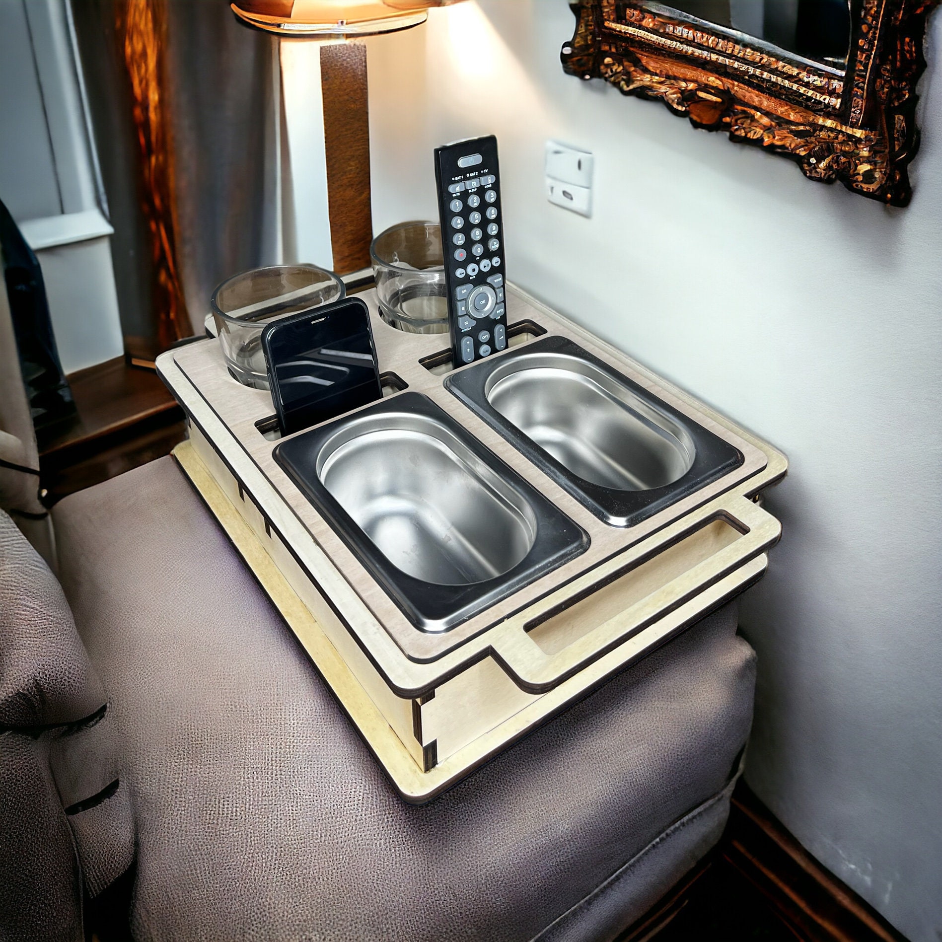 SVG Datei Laser Datei Sofa Butler Groß Snackbar Couch Butler Couchbar ...