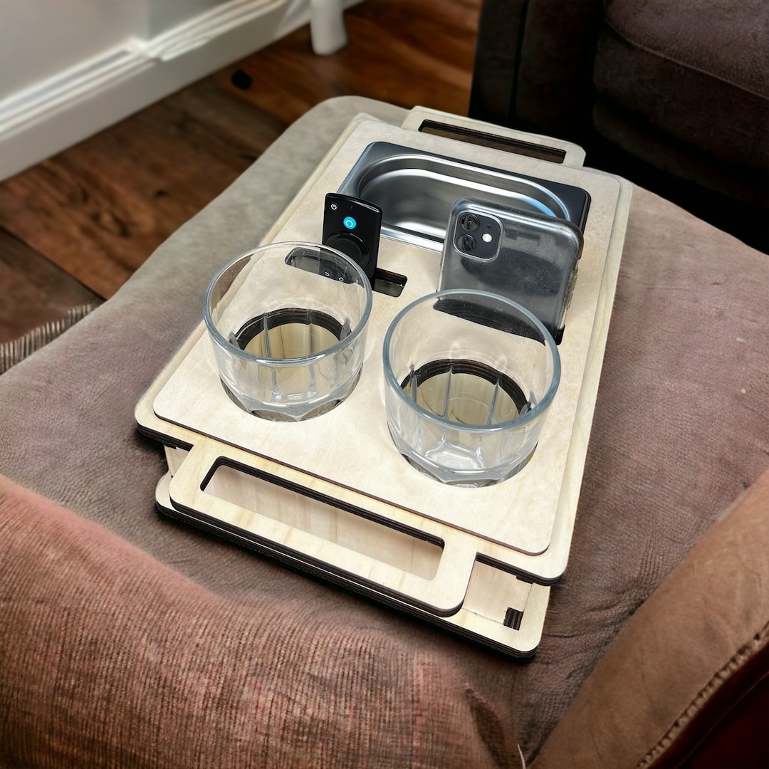 SVG Datei Laser Datei Snackbar Zwei Versionen Sofa Butler Couch Butler ...