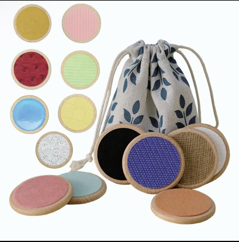 Wooden Toy Montessori Sensory Game Color Learning Natural - Etsy