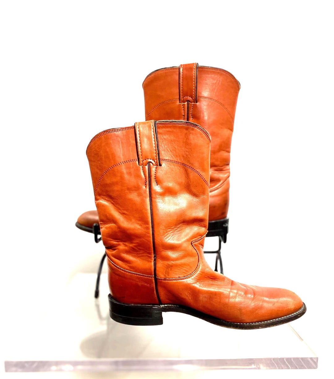 Justin Original Carmel Boots Rare Find - Etsy