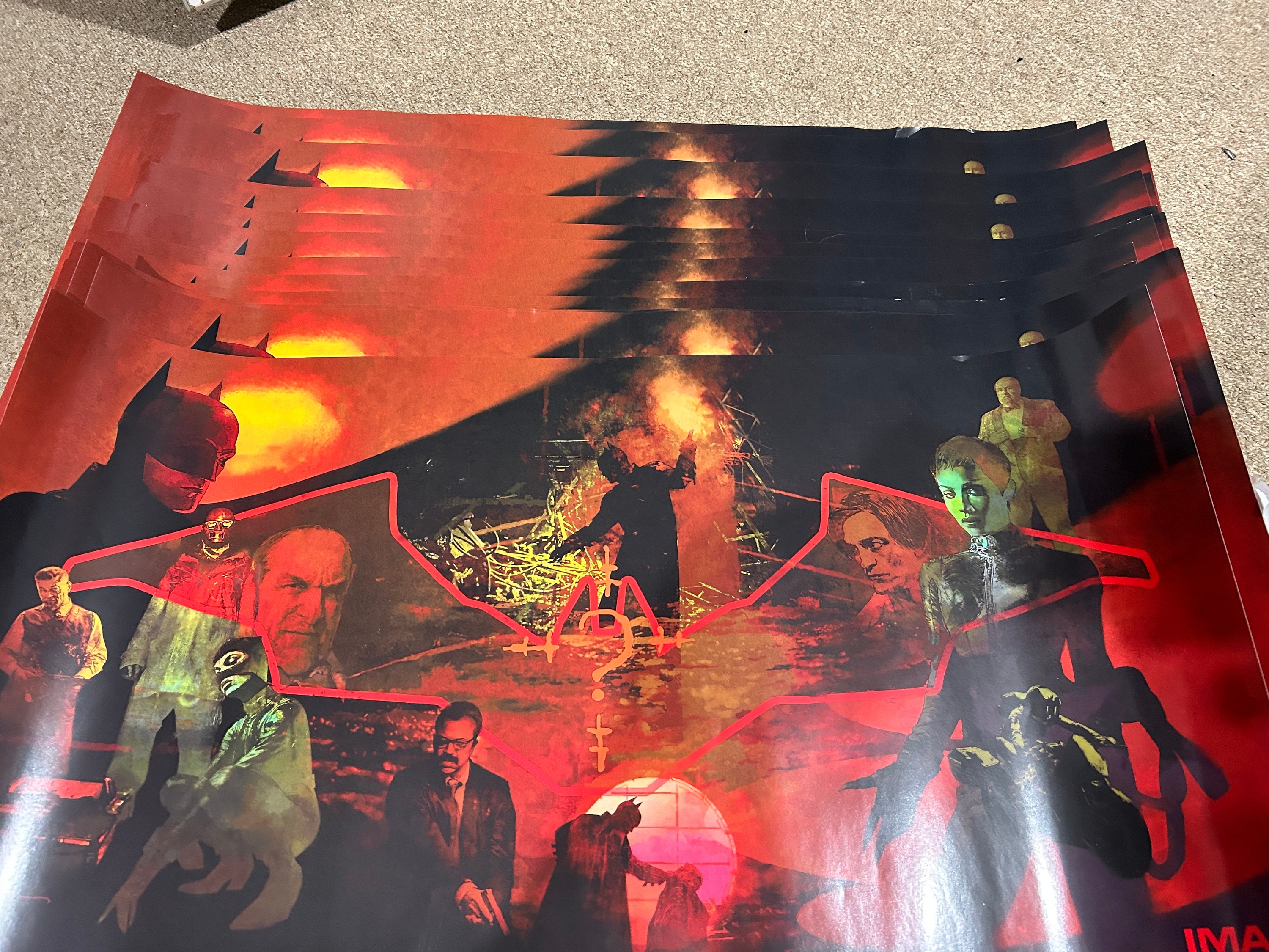 THE BATMAN Posters Lot-promoposters-lot of 18 IMAX - Etsy