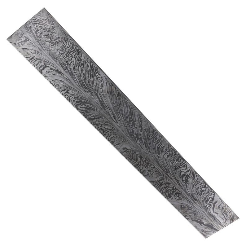 Hand Forged Damascus Steel Billet - Feather Pattern (pack of 5) - Etsy