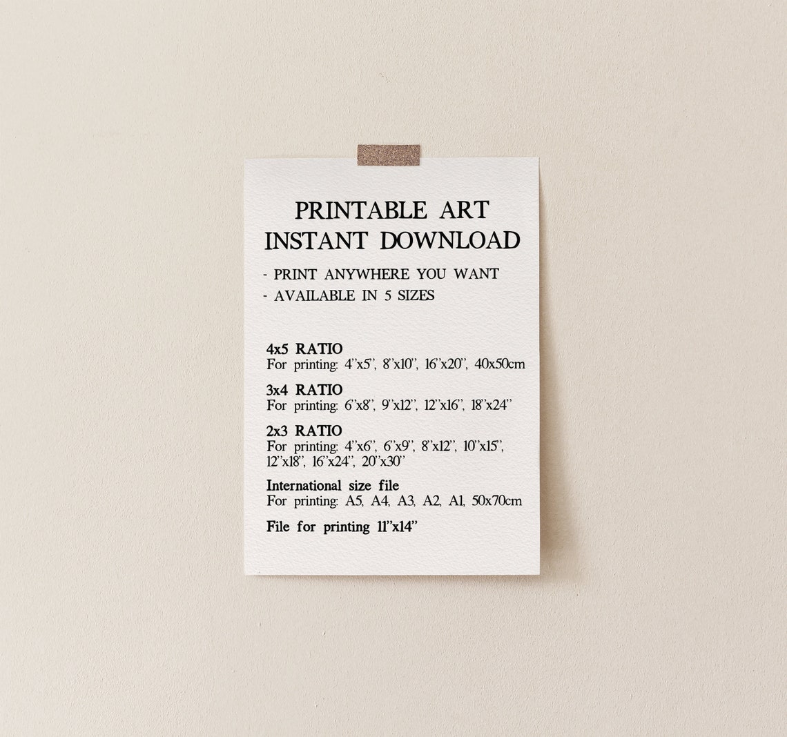 Let's Eat Kitchen Wall Art, Printable Kitchen Decor, Minimal Kitchen ...