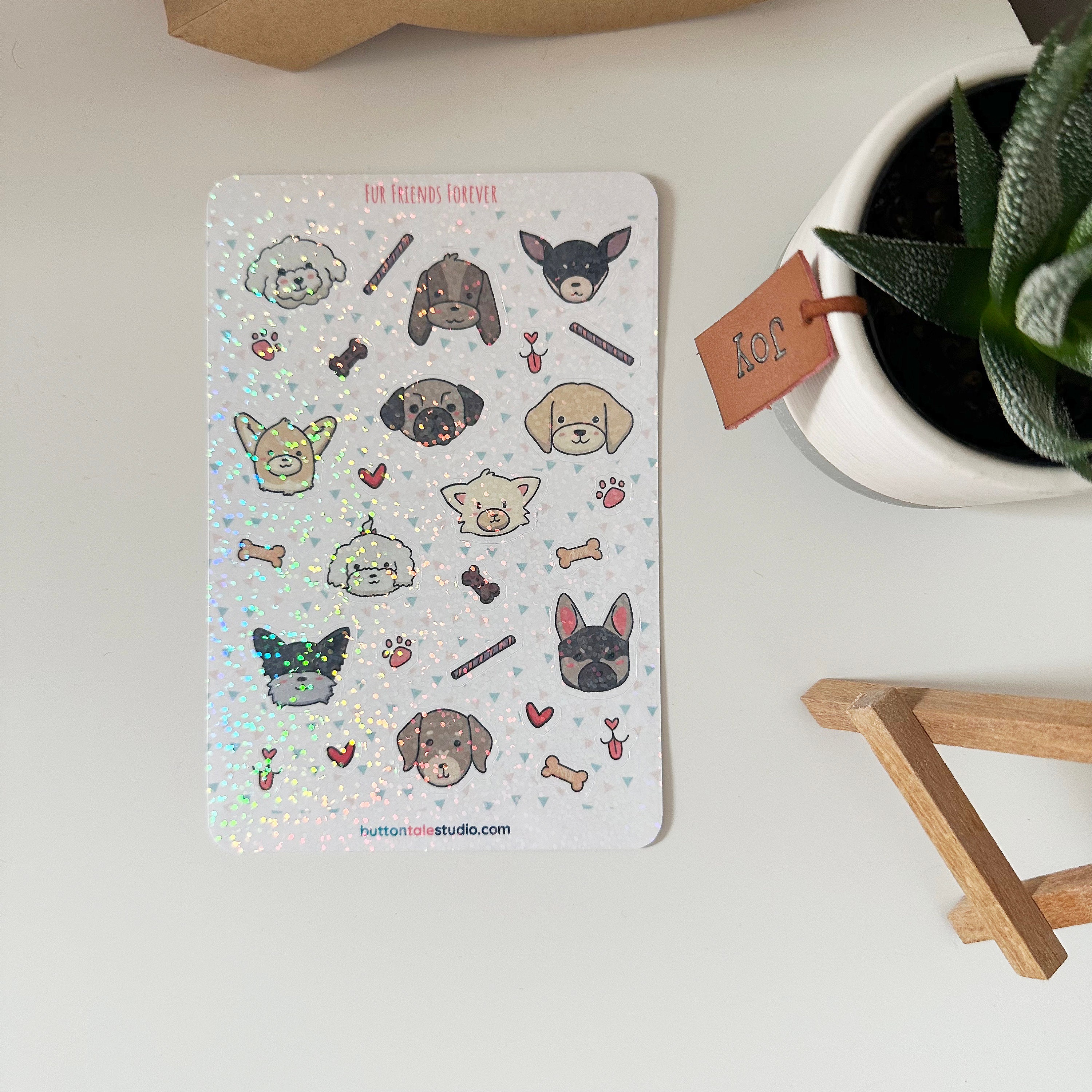 Cute Dogs Sticker Sheet Planner Stickers Decorative Stickers Bullet ...