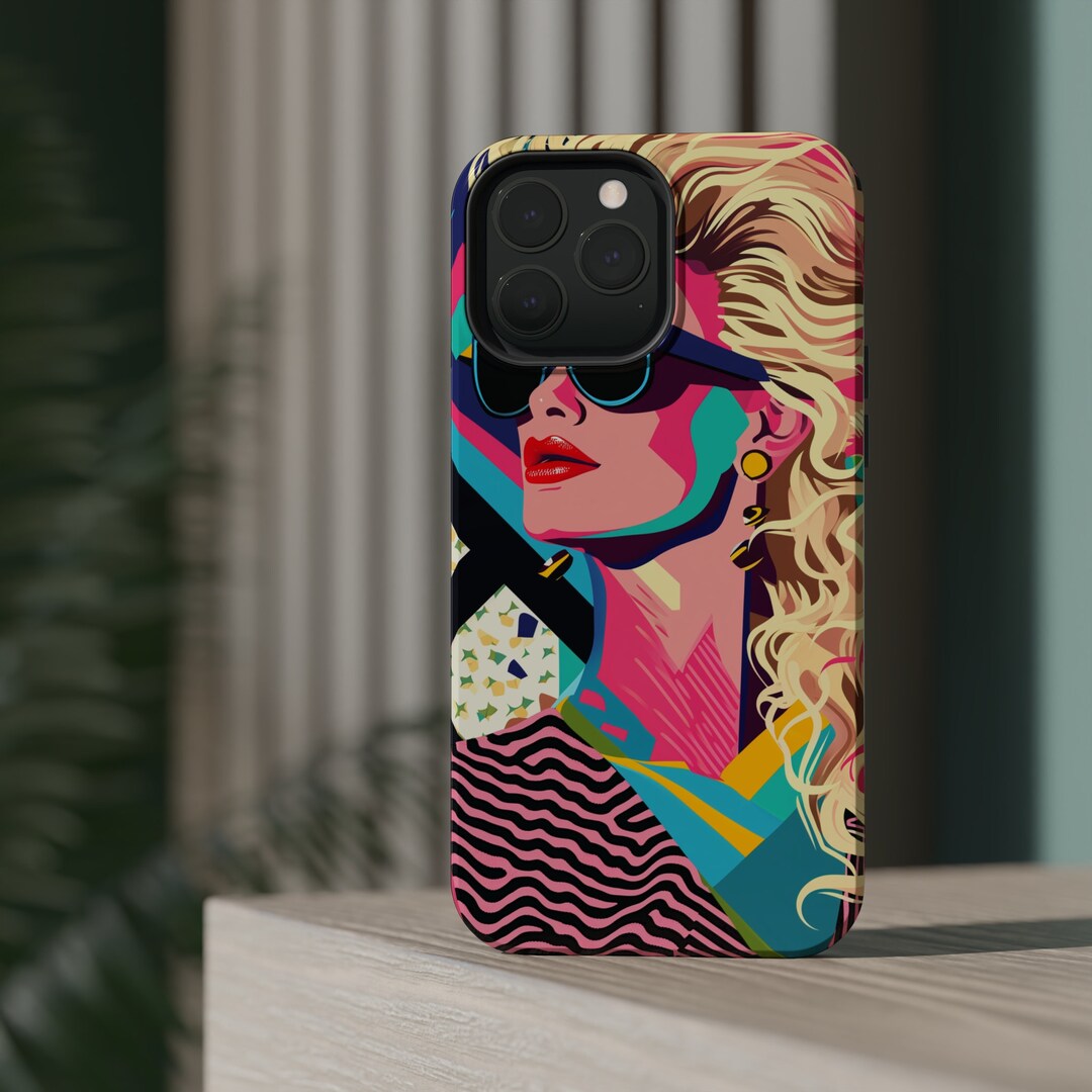 Retro 90s Girl With a Cali Vibe Magsafe iPhone Case iPhone Protection ...