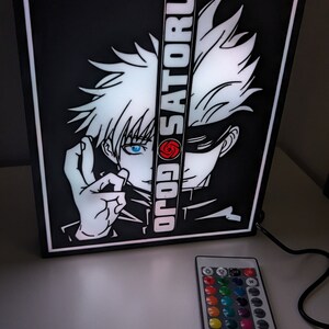 GOJO Satoru Gojo LED Light Box - Etsy Australia