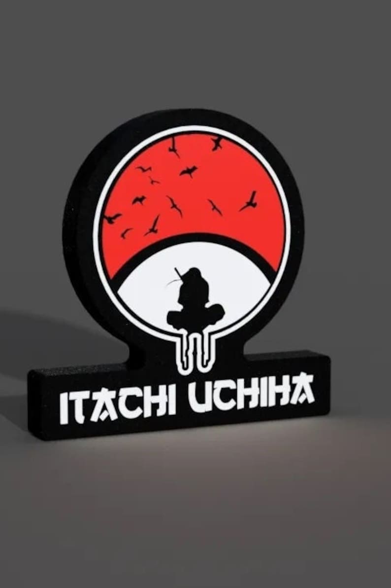 ITACHI UCHIHA Led Light Box Naruto - Etsy
