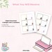 Cute Girl Printable Notepad Template, Printable Square Notepad, Cute ...