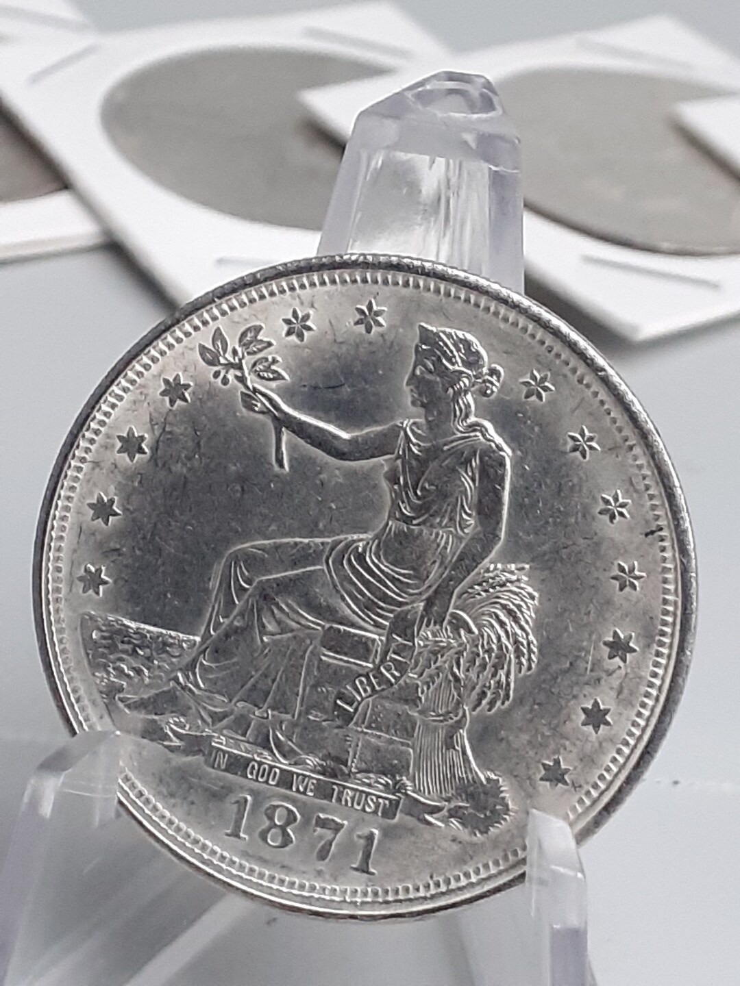 1871 Trade Dollar - Etsy