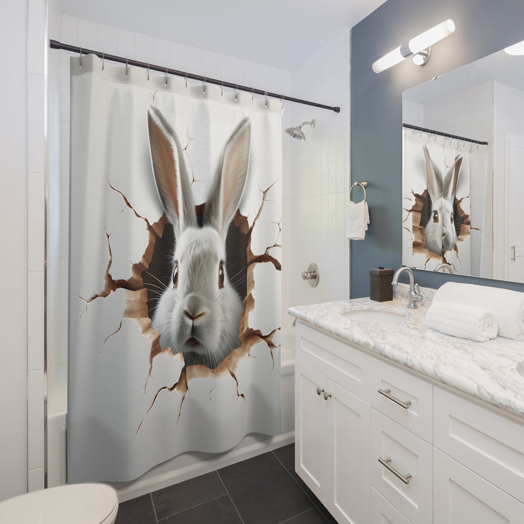 Bunny Bliss: Elevate Your Shower Experience With Our Adorable 3D Rabbit ...