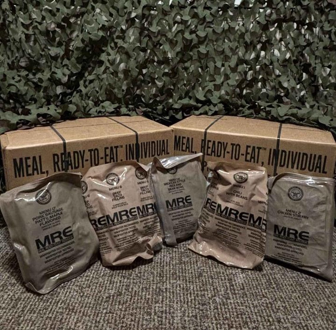 U.S. Military MRE (meal Ready-to-eat) – Authentic Army Surplus Ration ...