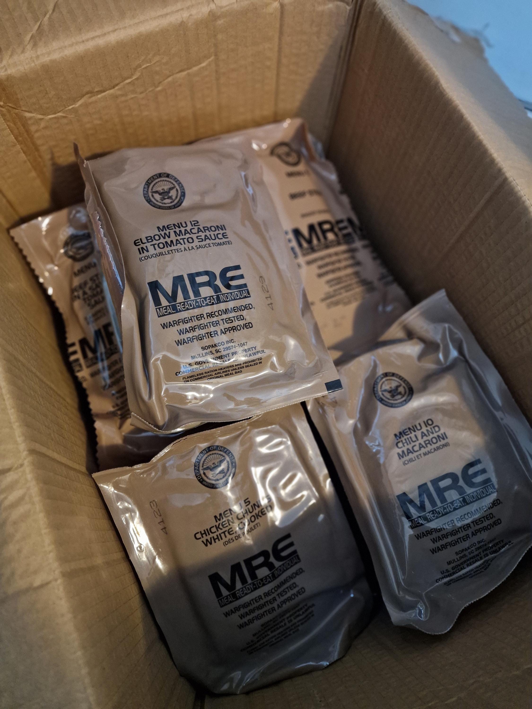 U.S. Military MRE (meal Ready-to-eat) – Authentic Army Surplus Ration ...